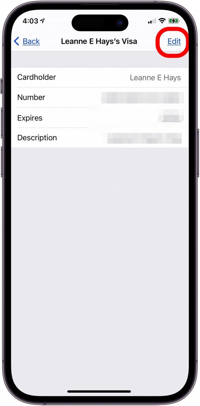 How to Update Autofill Credit Card Information on an iPhone