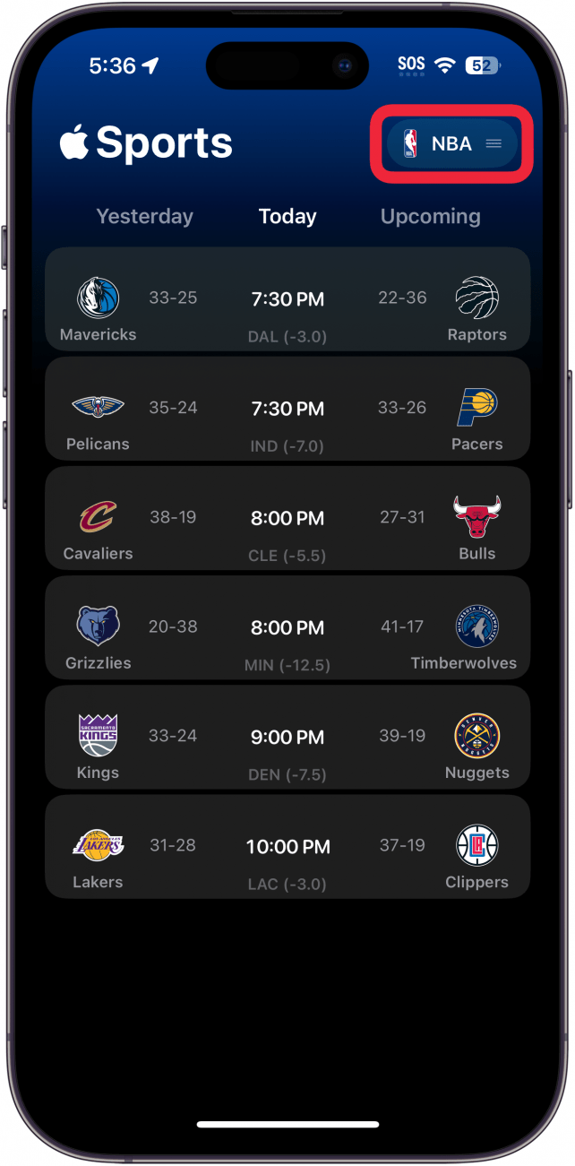 Check Out Apple’s New Sports App
