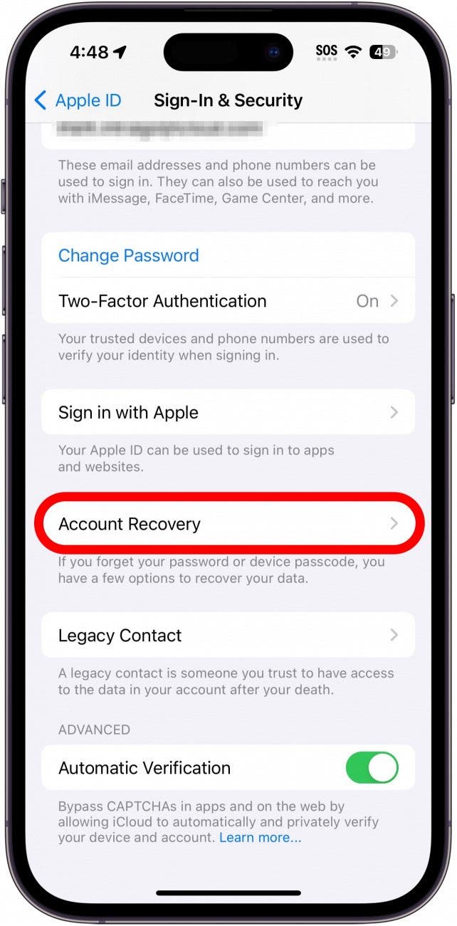 Keep Your Apple ID Secure with a Recovery Key