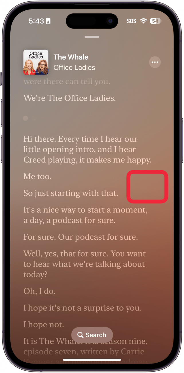How to See Podcast Transcripts in the Podcasts App