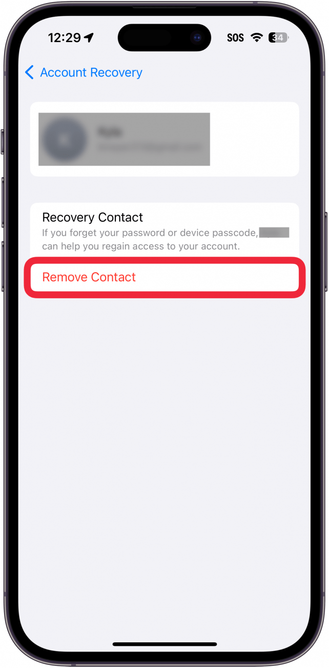 Add or Remove Recovery Contacts from Your Apple ID