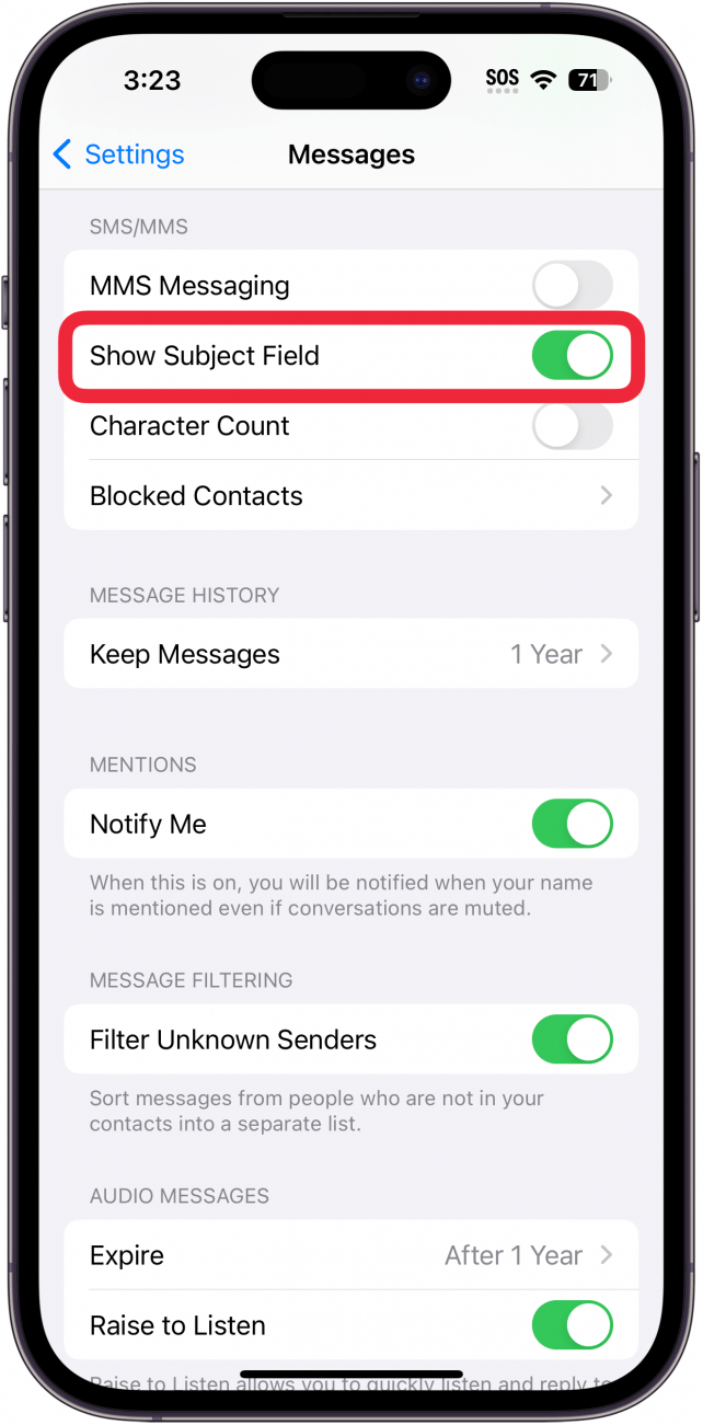 How to Add or Remove an iMessage Subject Line on iPhone & iPad