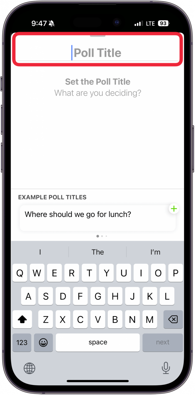 How to Create Your Own Poll in iMessage Group Chats
