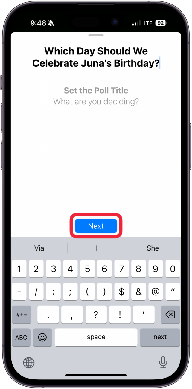 How to Create Your Own Poll in iMessage Group Chats