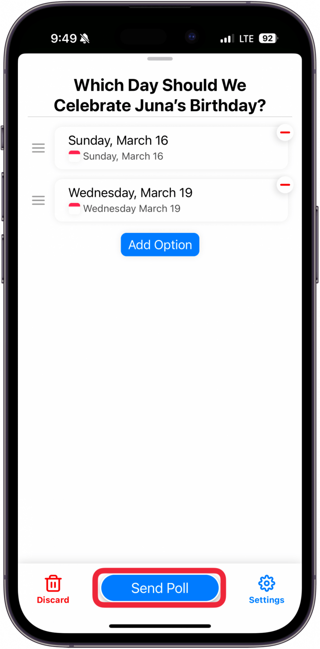 How to Create Your Own Poll in iMessage Group Chats