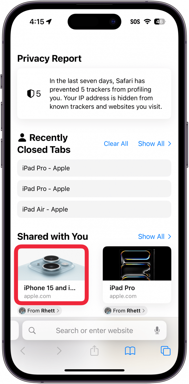 How to See Who Sent You Links on iPhone