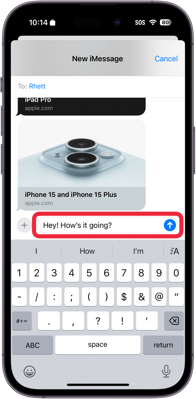The Fastest Way to Send a Text on iPhone