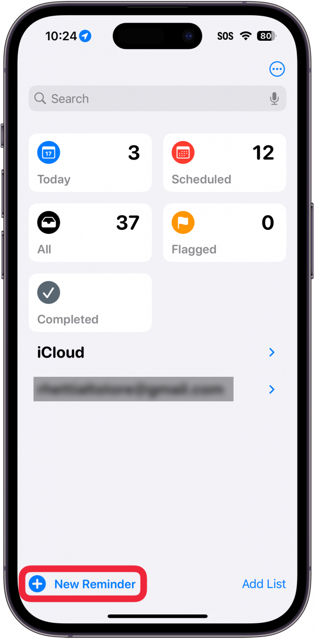 Set a Reminder on iPhone & iPad