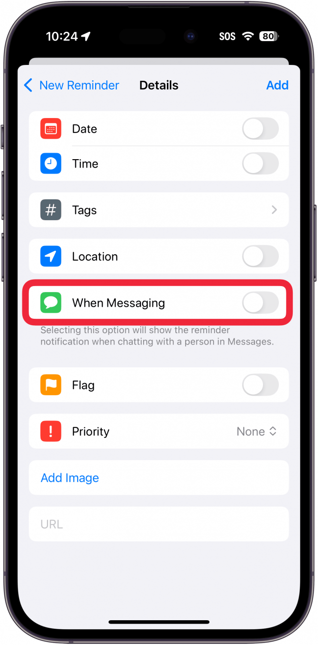 Set a Reminder on iPhone & iPad