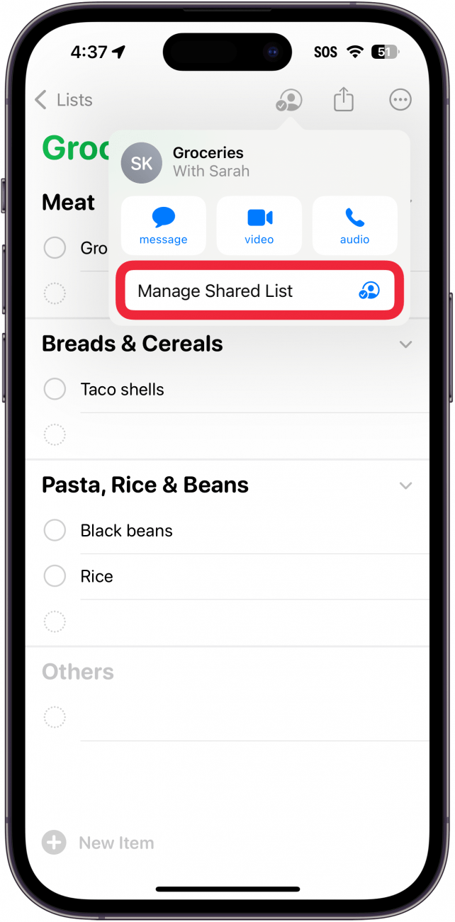 Share Reminders on iPhone with Friends to Get Things Done