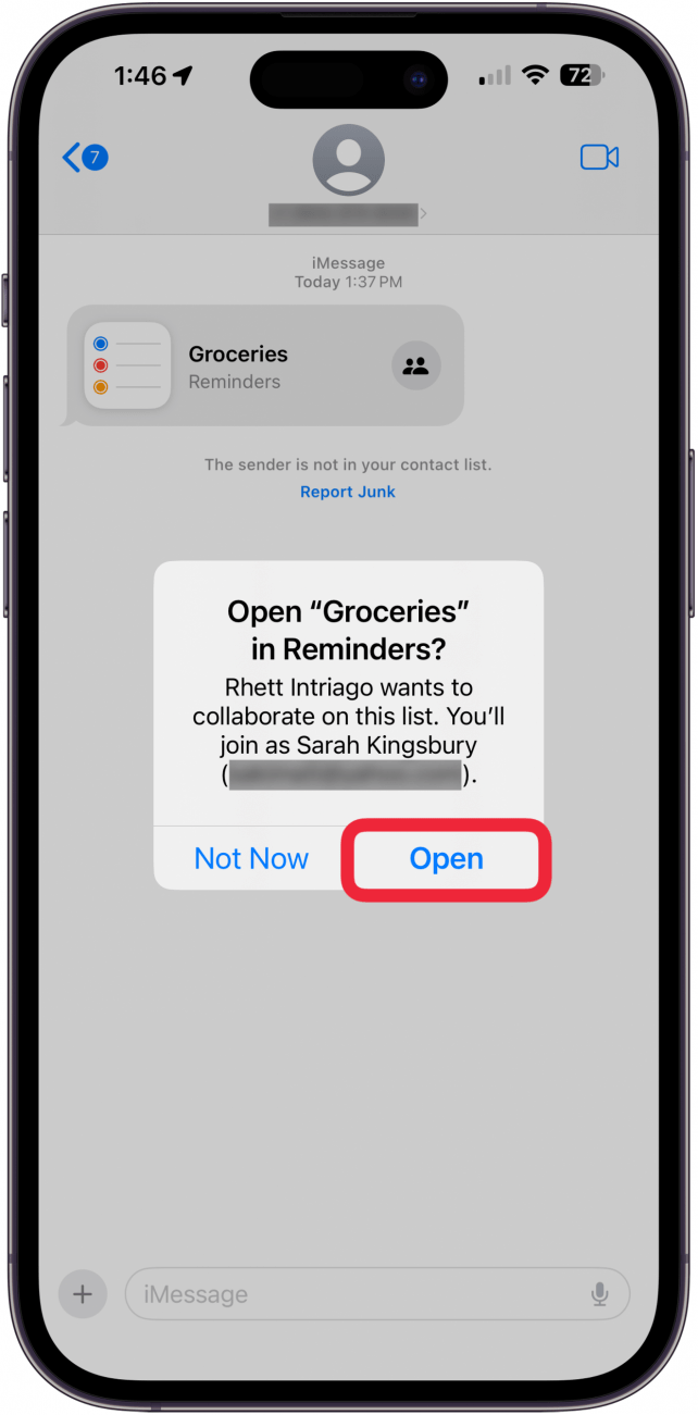Share Reminders on iPhone with Friends to Get Things Done