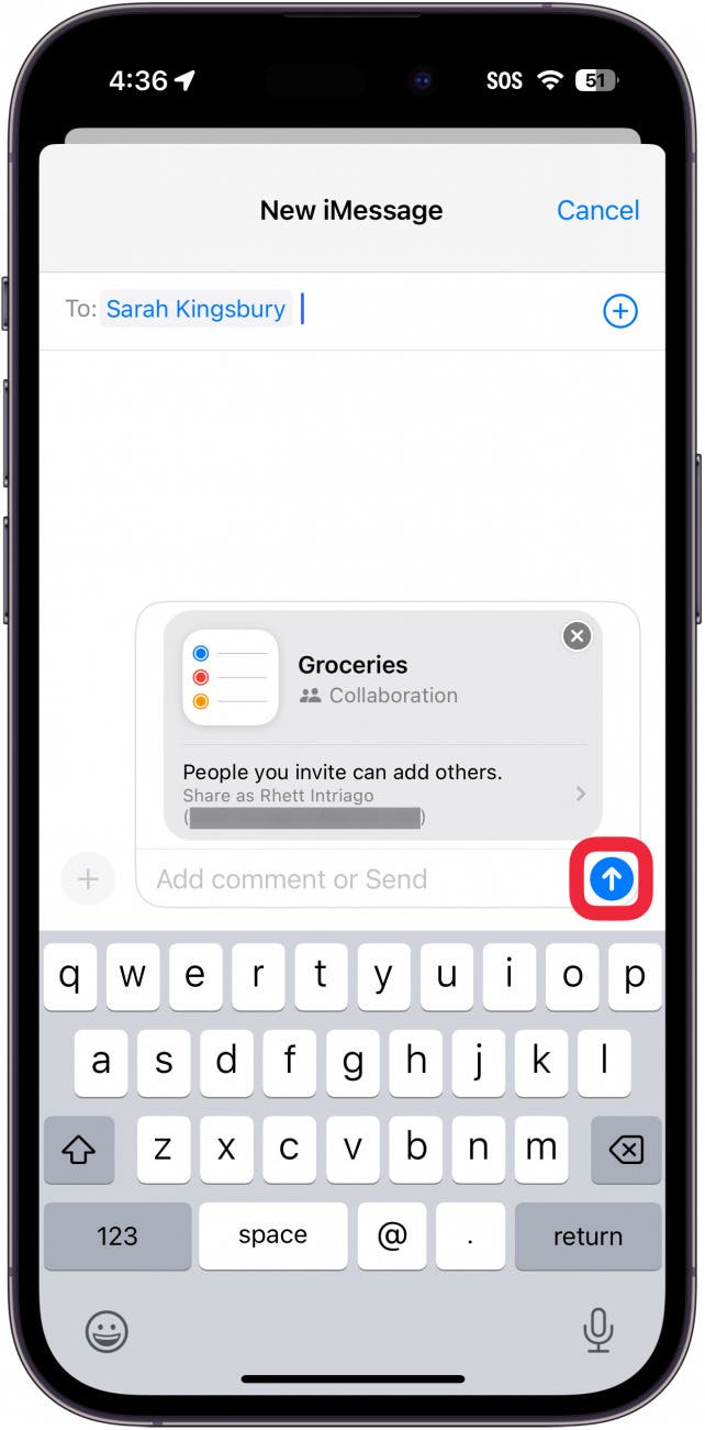Share Reminders on iPhone with Friends to Get Things Done