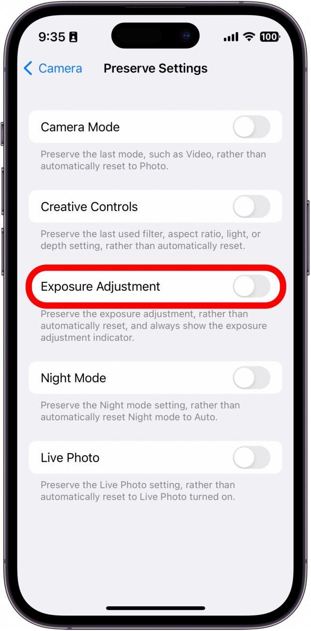 How to Preserve Settings in Camera on iPhone