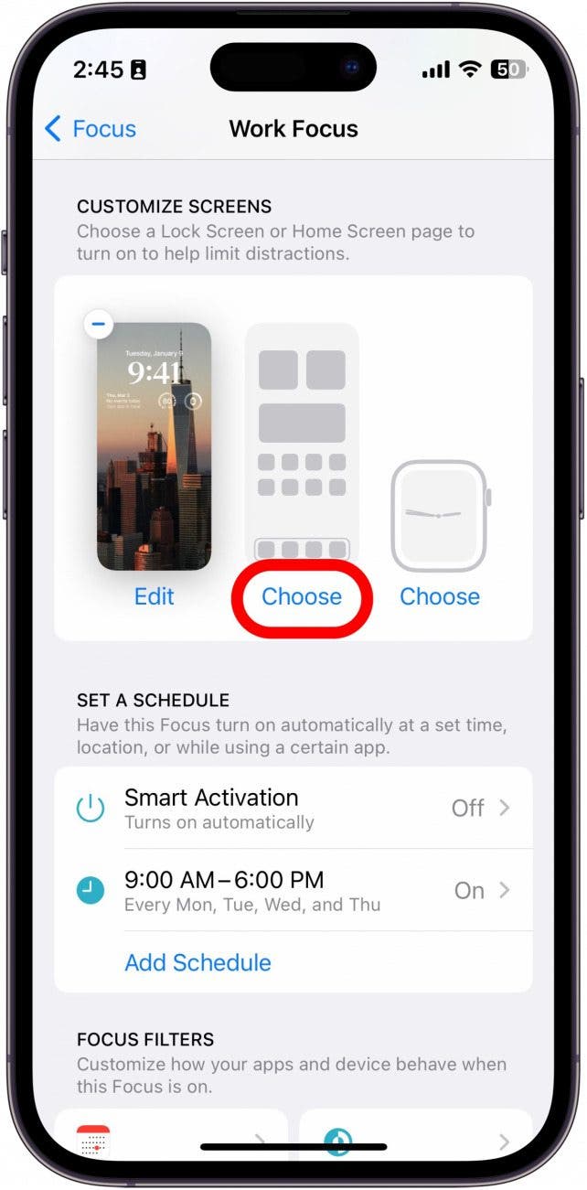 How to Set a Different iPhone Home Screen Layout at Work