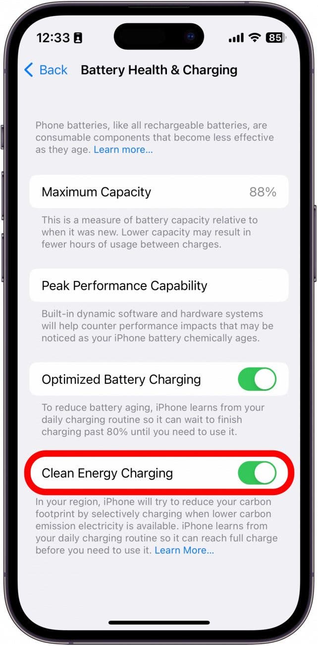 Clean Energy Charging: What Does It Mean & How to Turn It Off