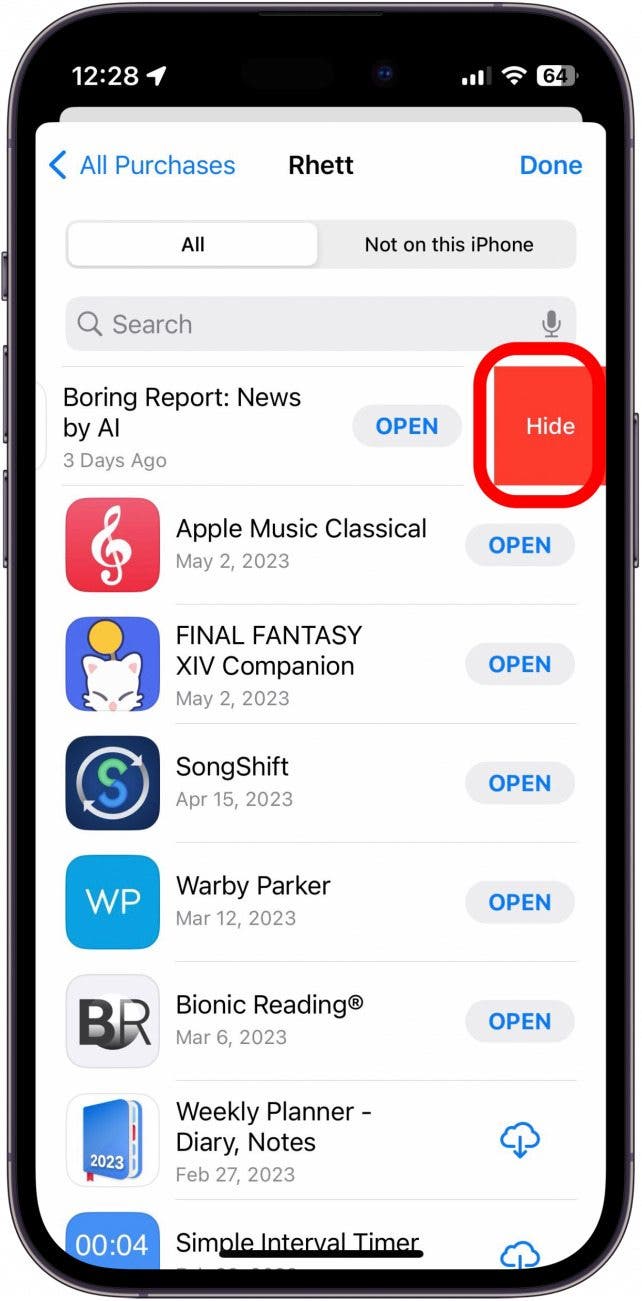 How to Delete Purchase History on iPhone