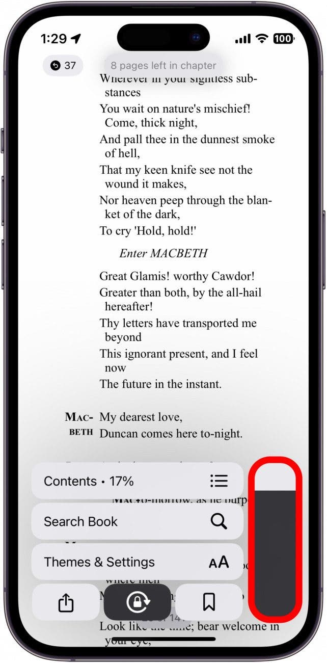 Scroll through Your Books on iPhone & iPad