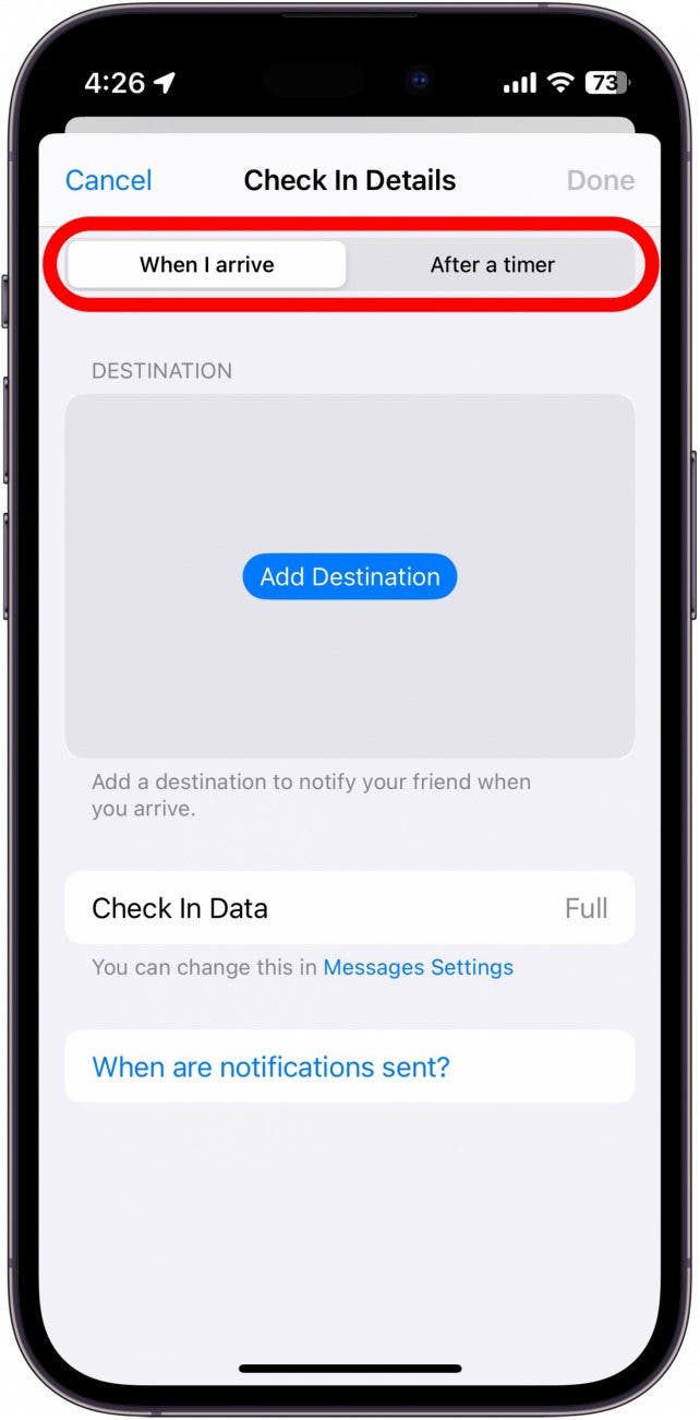 Let Your Family Know When You Get Home Safely