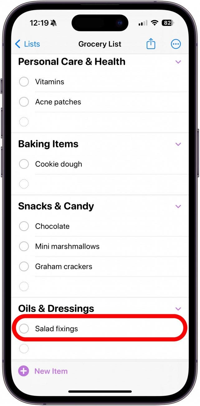 iPhone Grocery List Sorting Wrong? Here's How to Fix It