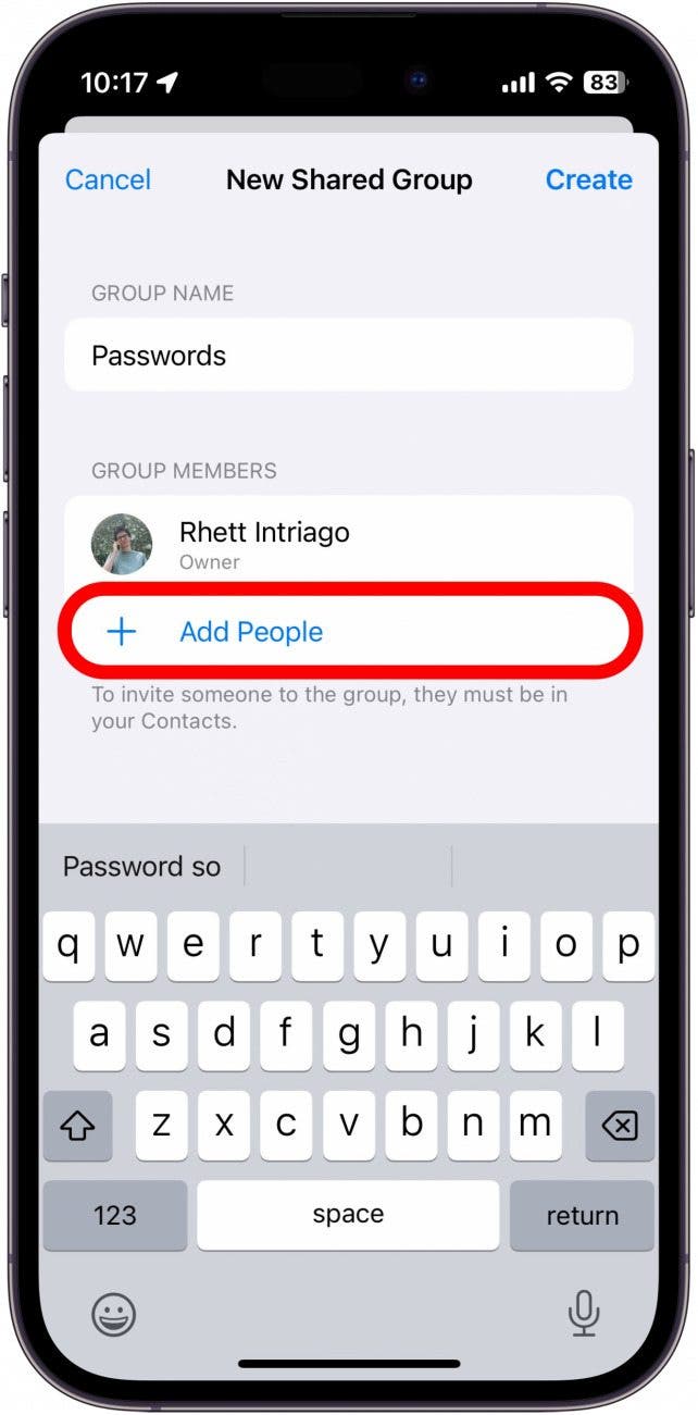Securely Share Passwords with Friends & Family