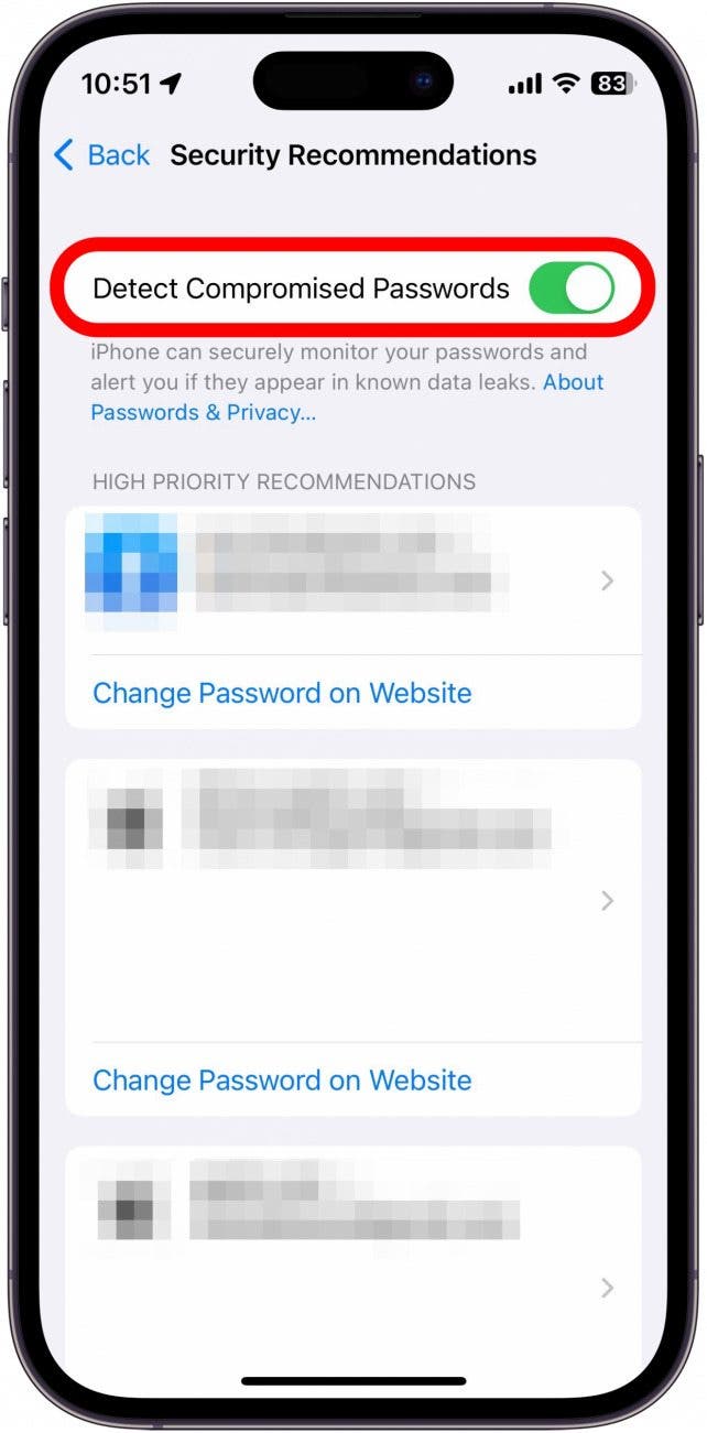 What Are Compromised Passwords on iPhone?