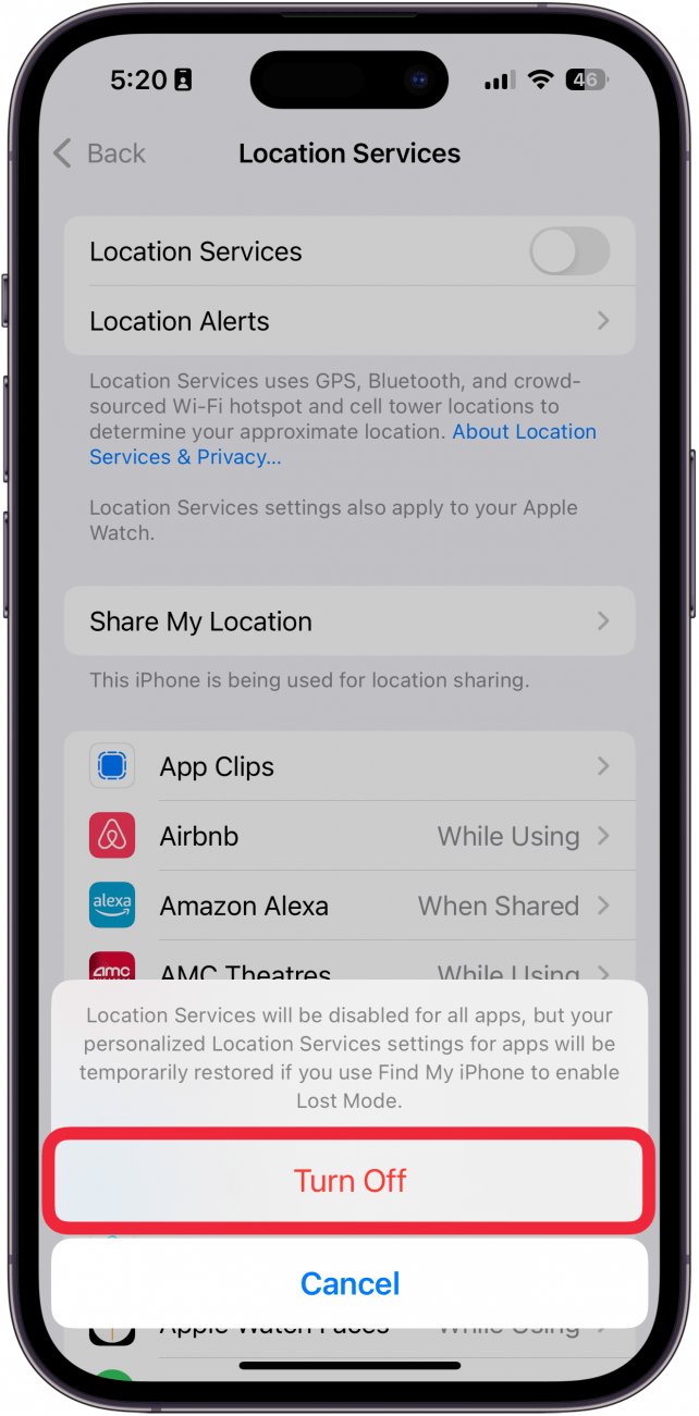 Prevent Apps from Accessing Your Location
