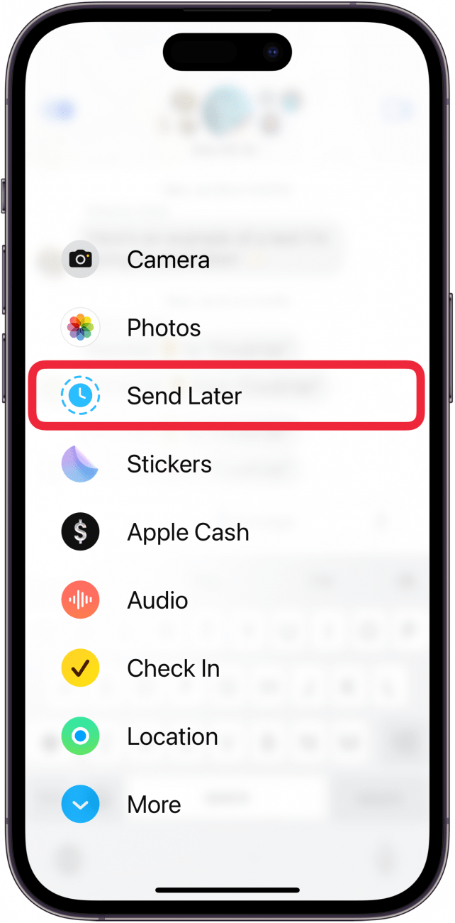 Schedule Messages to Send Later with iOS 18