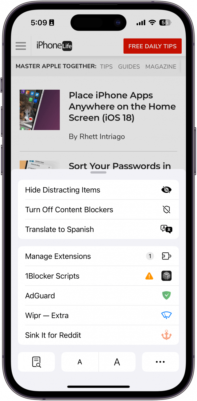 How to Use Safari Reader Mode on iPhone & iPad