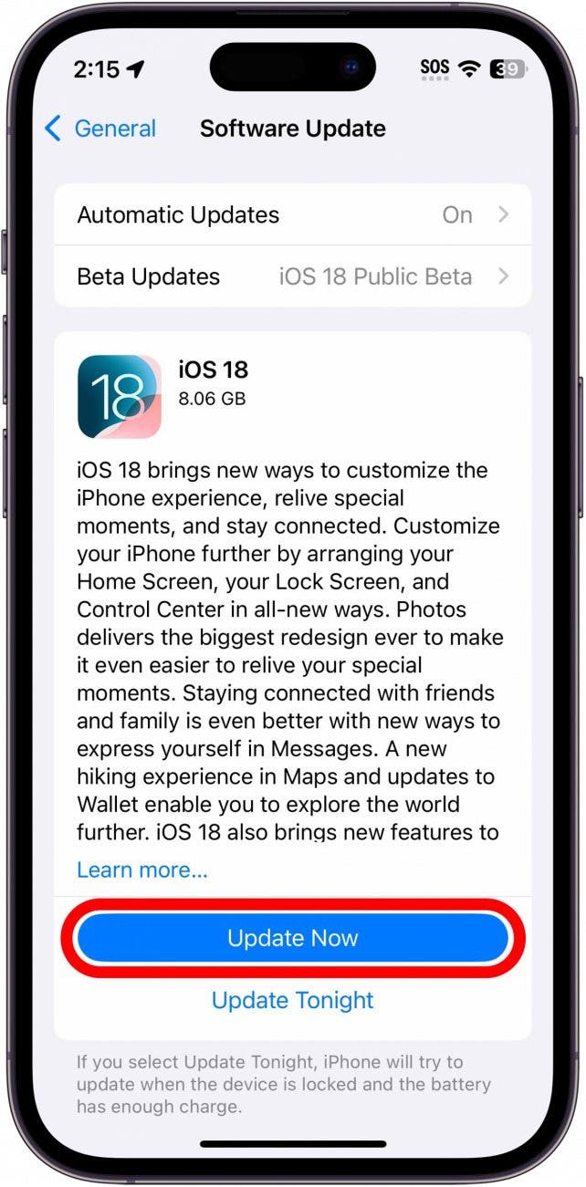 How to Download & Install the New iOS Update (iOS 18)