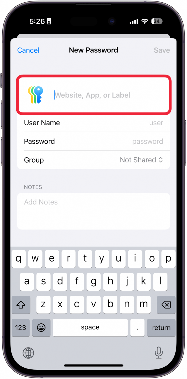 How to Manually Add Passwords to Your iPhone | www.iphonelife.com