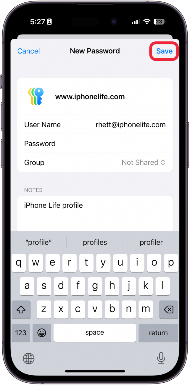 How to Manually Add Passwords to Your iPhone | www.iphonelife.com