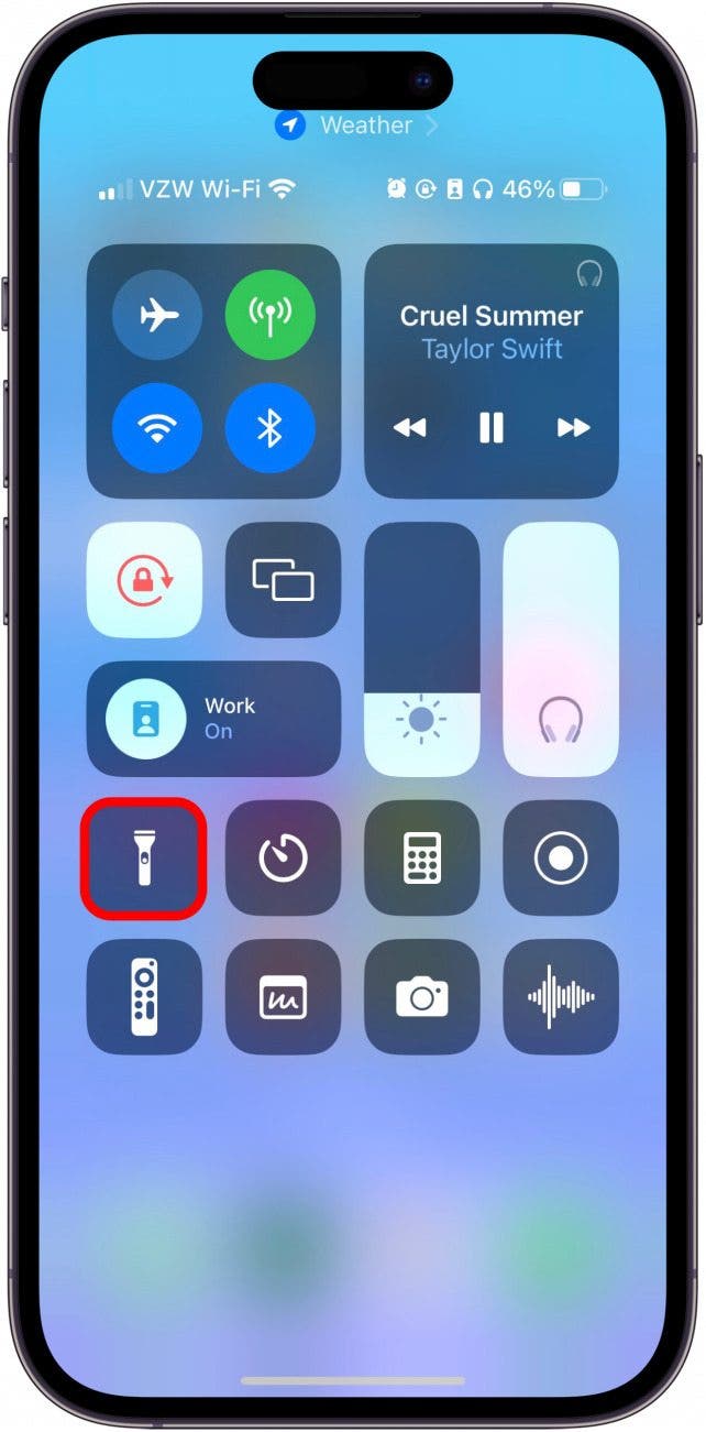 How to Turn Off Flashlight On iPhone: 4 Easy Ways | www.iphonelife.com