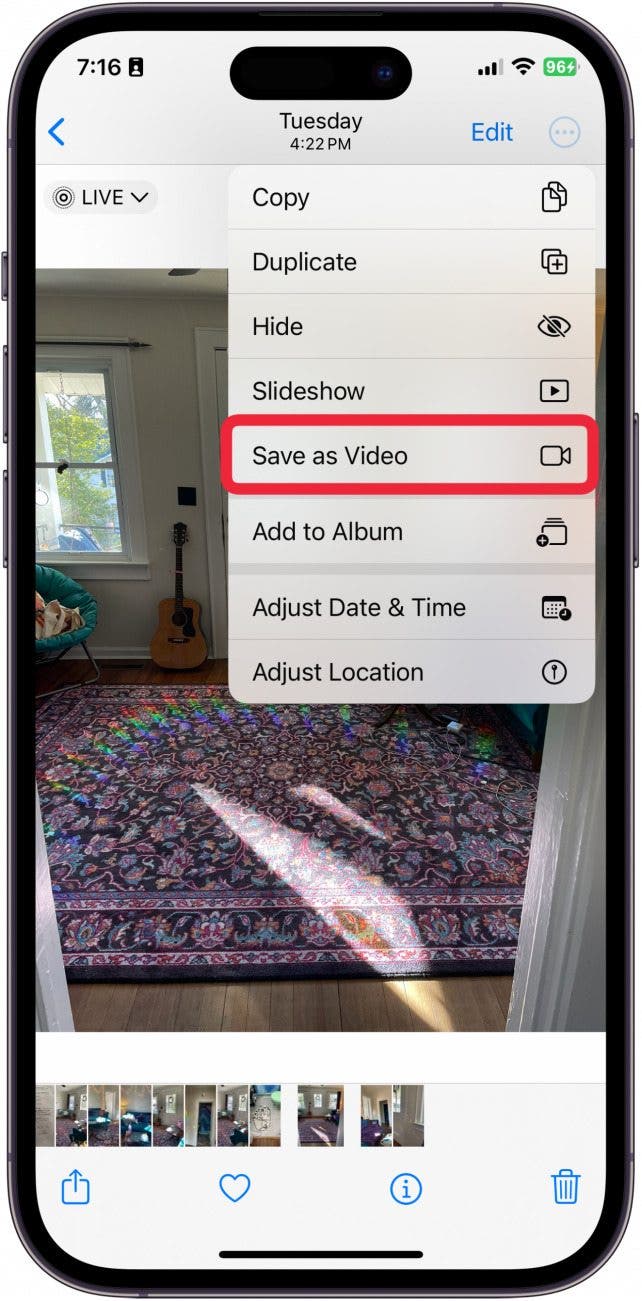 How to Post a Live Photo on Facebook from iPhone