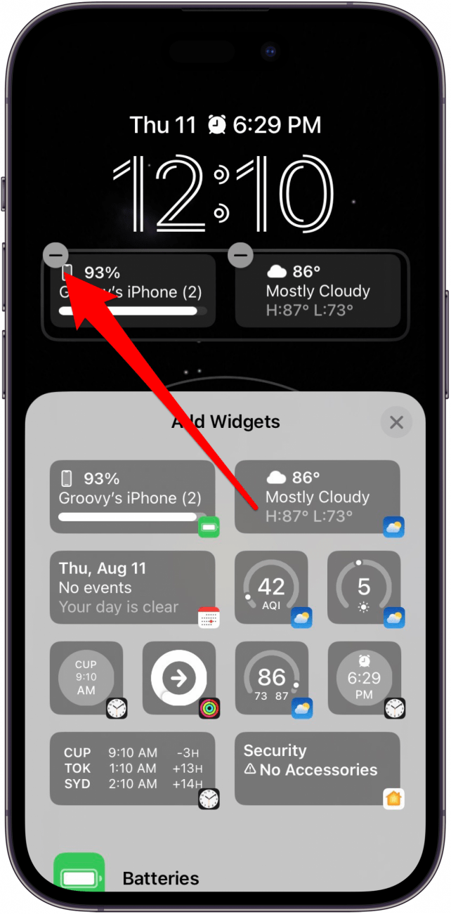 How to Add Widgets to iPhone's Lock Screen