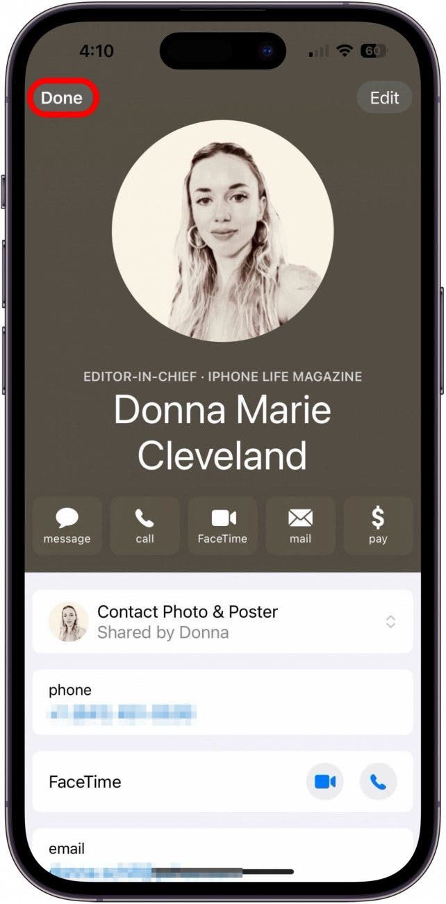 How to Send Contact Info on iPhone with NameDrop