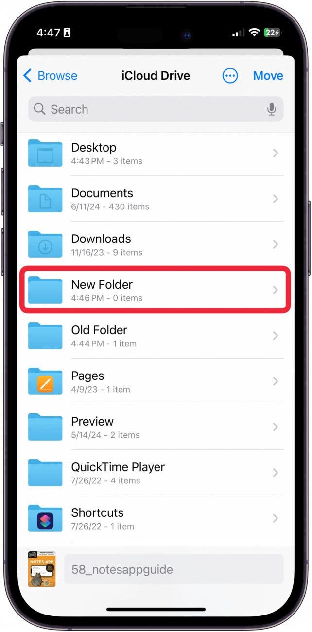 How to Create a New Folder in iCloud Drive on iPhone