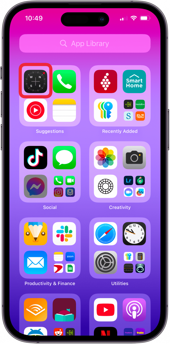 How to Use the Compass on an iPhone