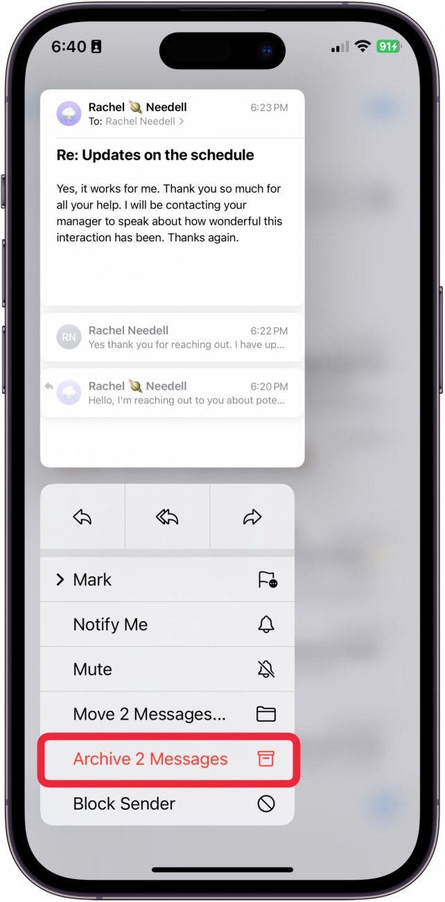 How to Quickly Preview an Email on iPhone