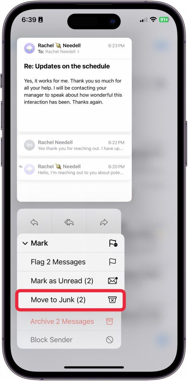 How to Quickly Preview an Email on iPhone