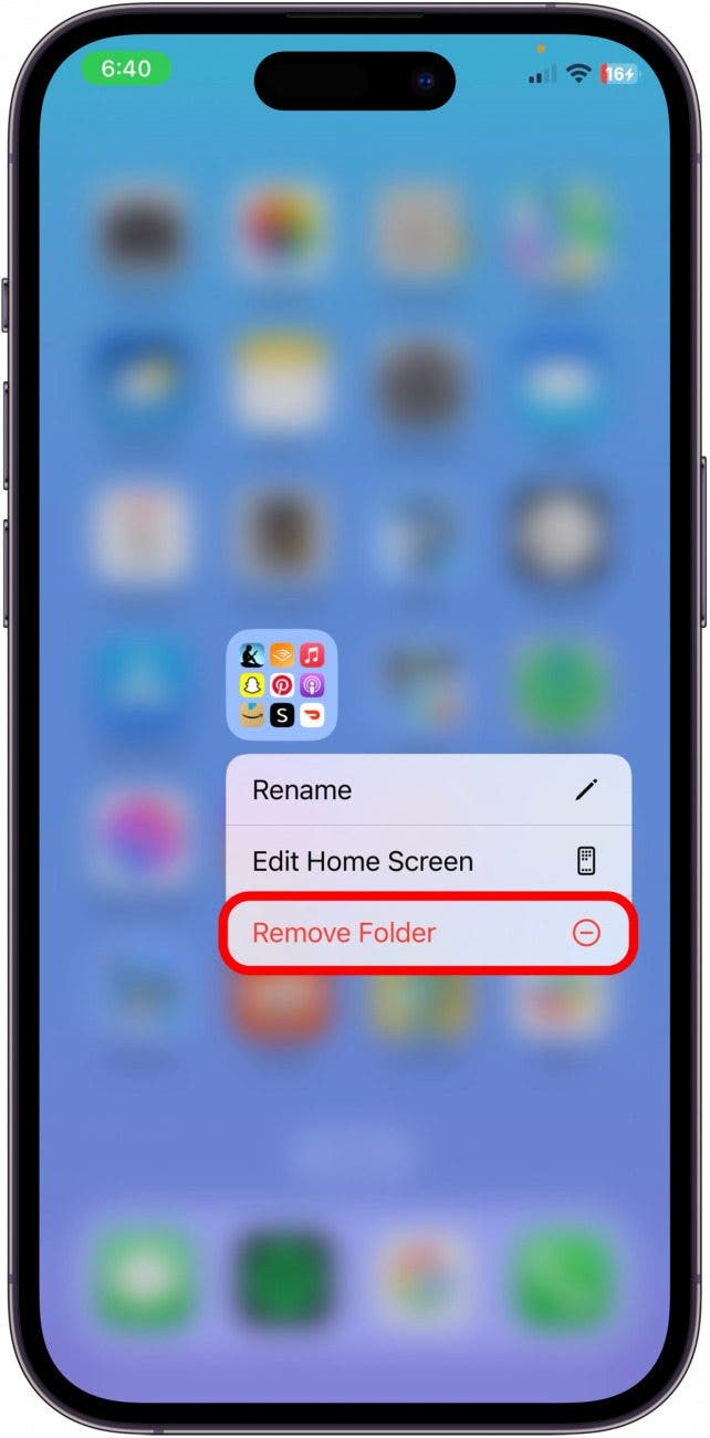How to Delete App Folders on iPhone