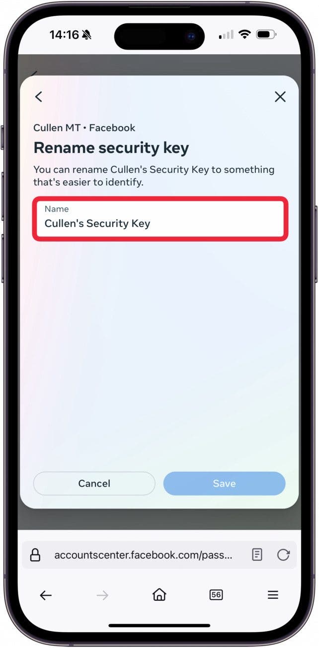 How to Add a Security Key to Facebook