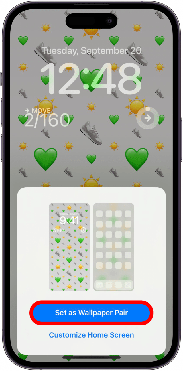 How to Set Lock Screen to Display a Focus