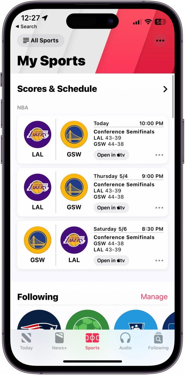 Quickly Access the Latest Sports News