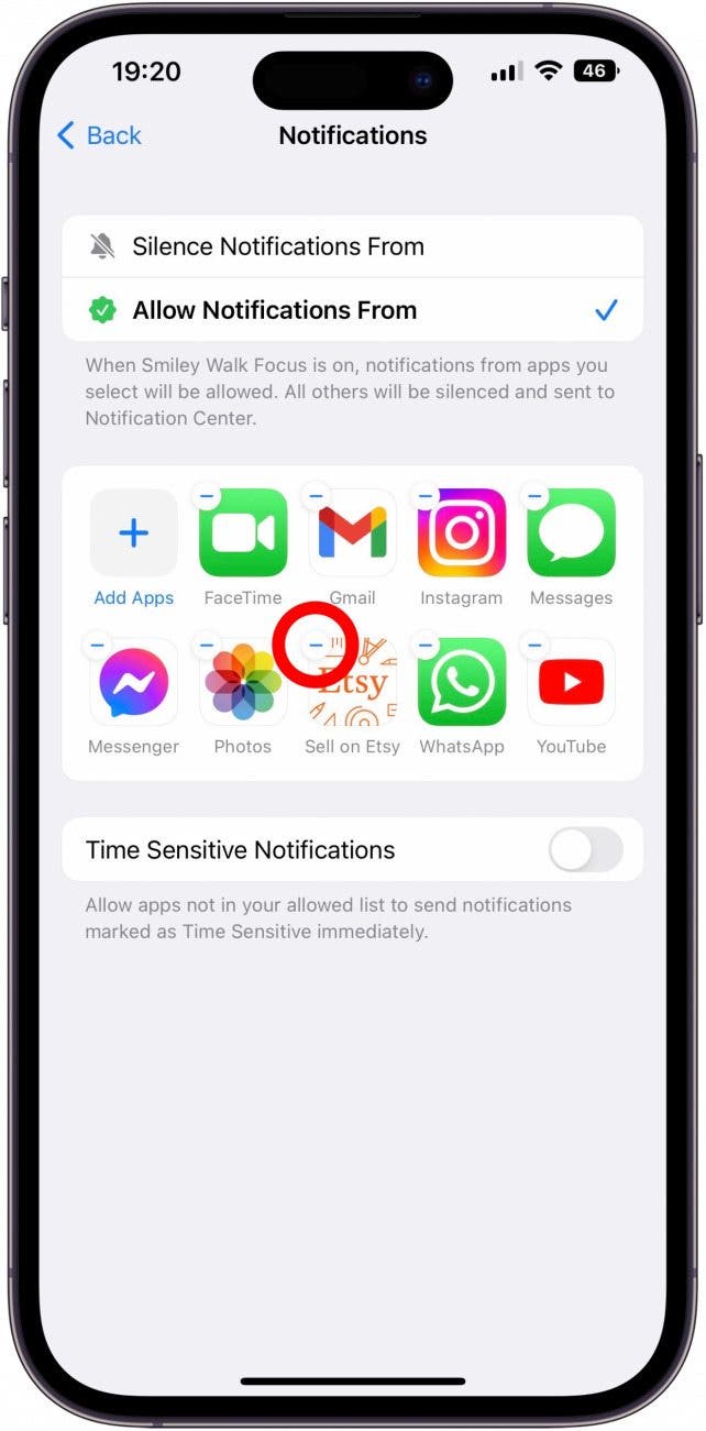 How to Allow or Silence People & Apps in a Focus Mode
