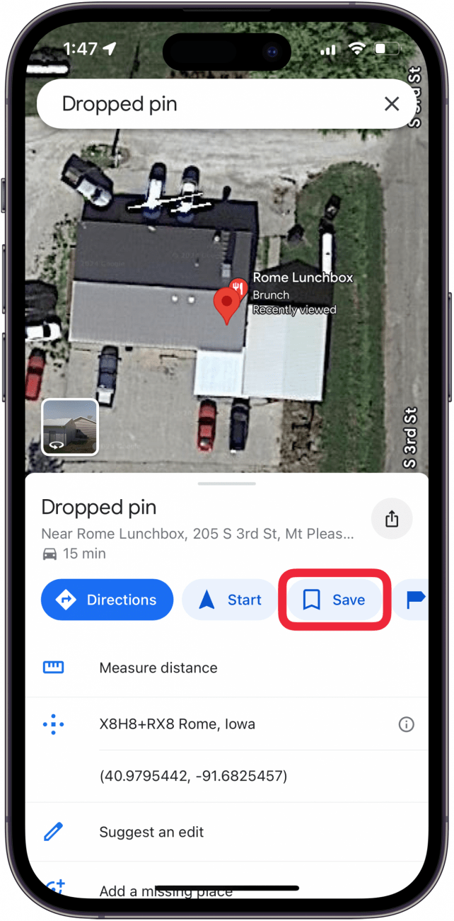How to Drop a Pin on iPhone in Google Maps