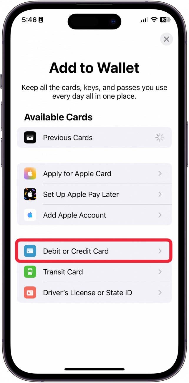 How to Change Default Card Apple Pay