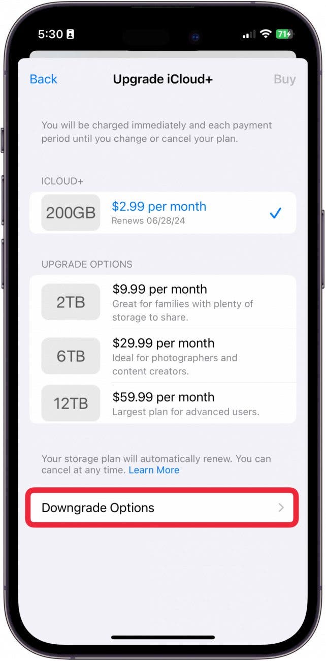 How to Upgrade or Downgrade Your iCloud Storage