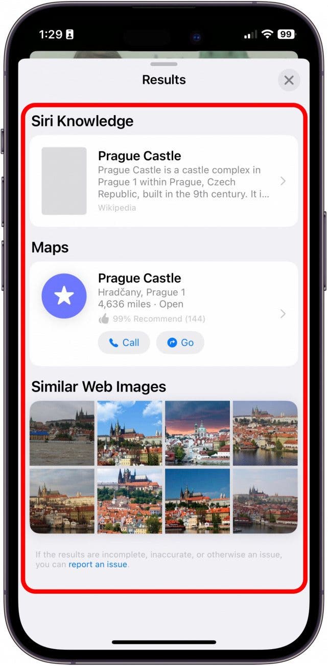 How to View Landmarks with Visual Look Up