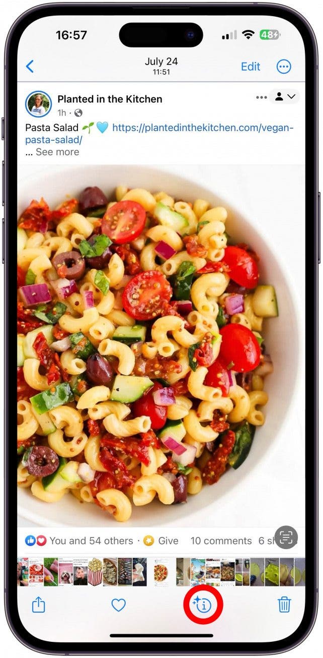 How to Find Recipes from Photos on iPhone