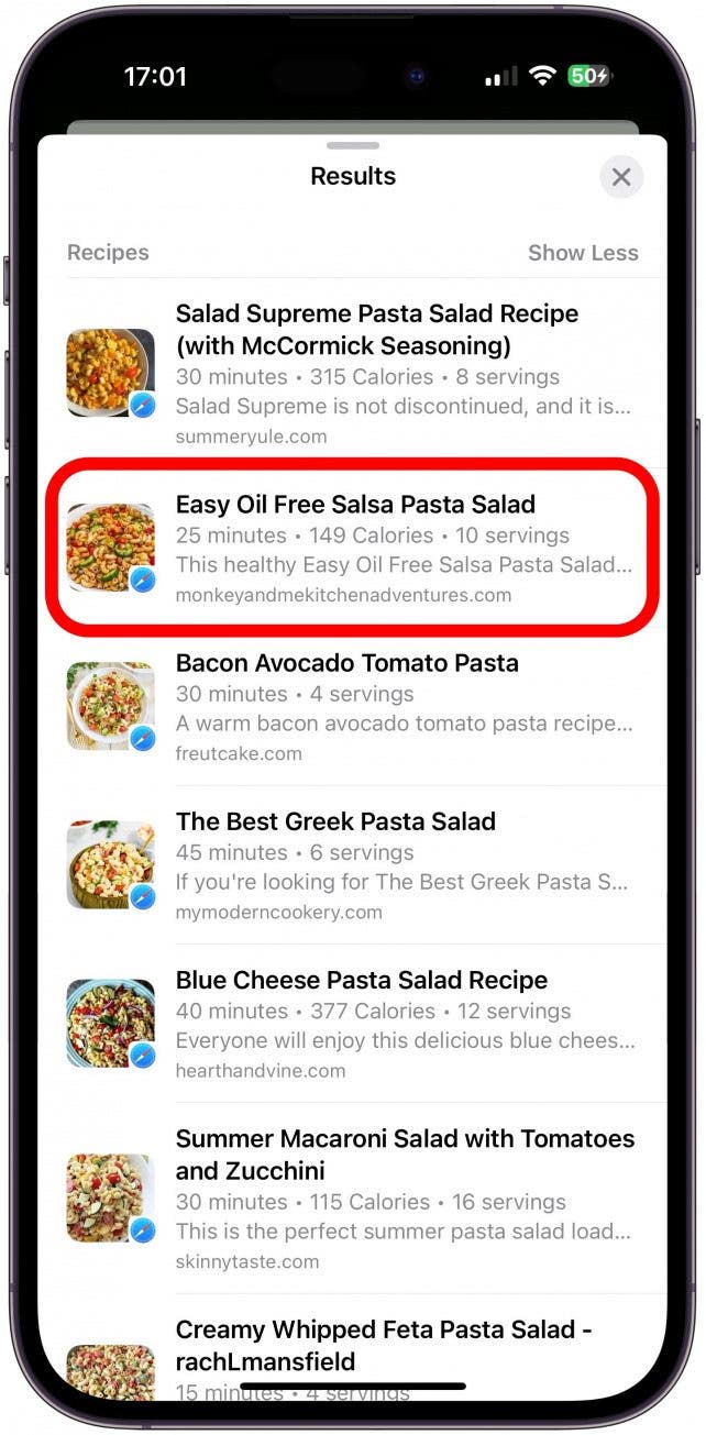 How to Find Recipes from Photos on iPhone